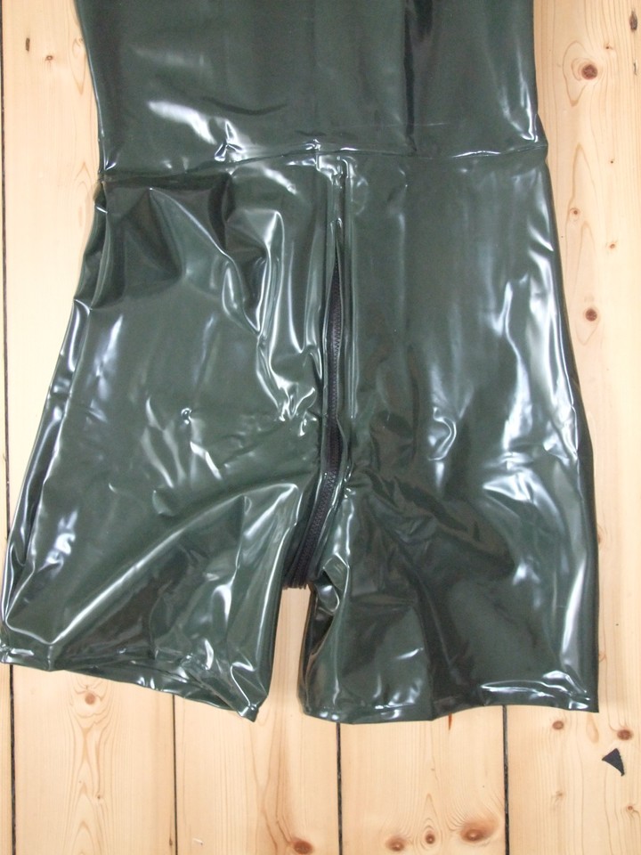 PVC U Like Playsuit Body Shorts Overalls Catsuit Play Cat Jump Suit 2XL ...