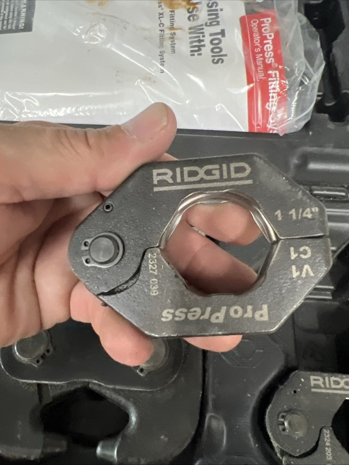 RIDGID 28048 V1/C1 ProPress Series Combo Kit, 1/2" - 1 1/4" | eBay
