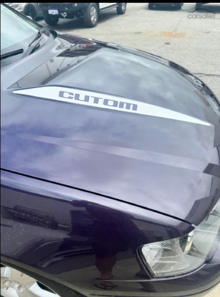 Ford Falcon Bonnet Stripe Decals Premium Vinyl Graphics XR8 XR6 BA ...