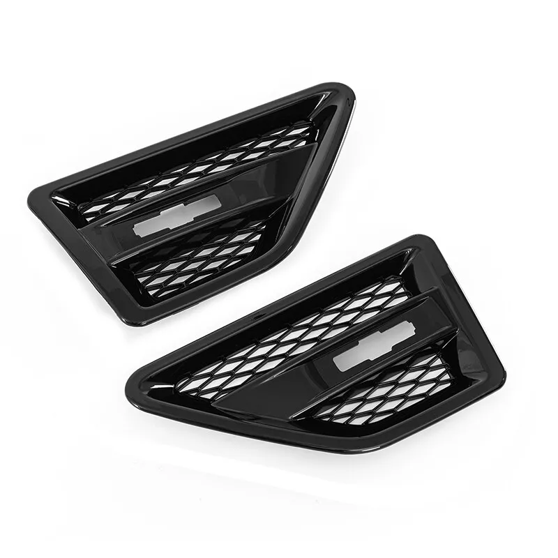 Pair Black Side Wing Air Intake Grille Vent For Land Rover Freelander 2 ...