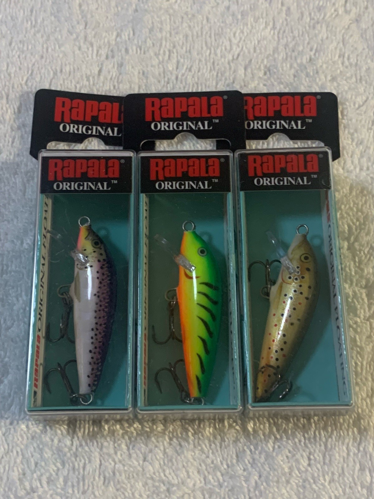 (LOT OF 3) RAPALA ORIGINAL F-5 F5 F05. 1/16oz. MULTIPLE COLORS NIP | eBay