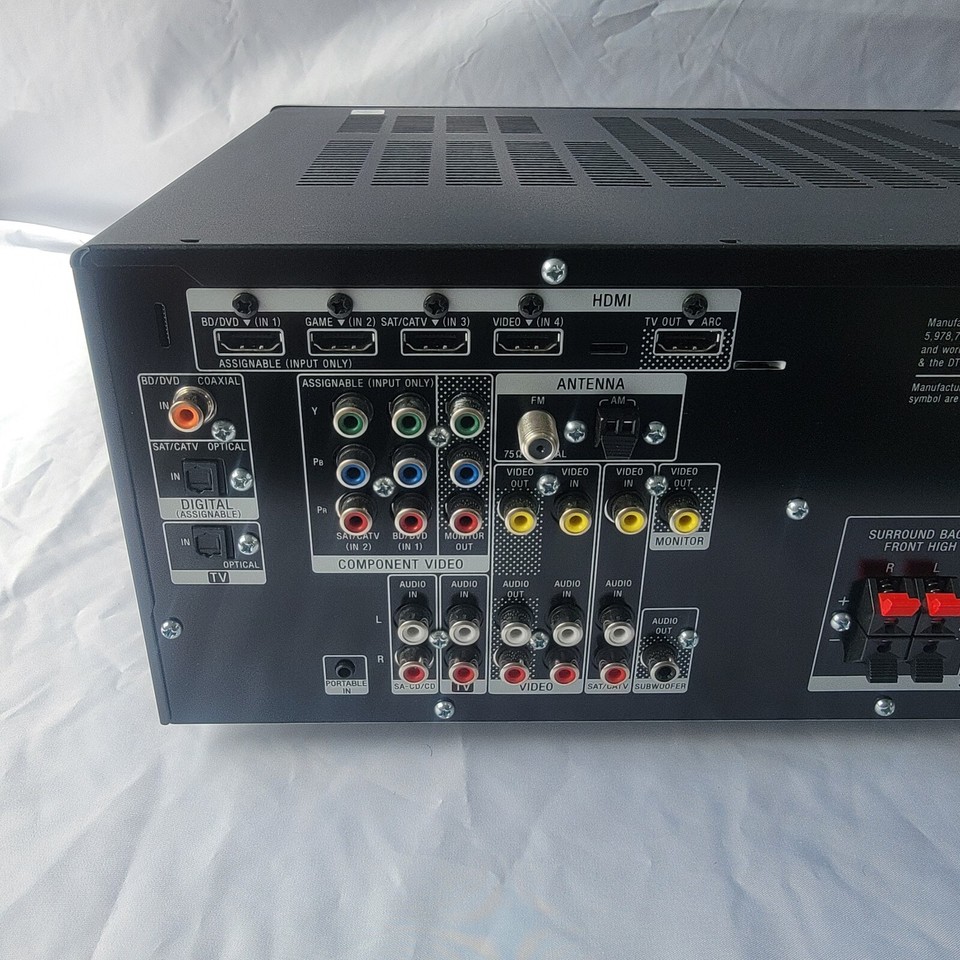 Sony STR-DH520 7.1 (945 Watts) Home Theater A/V Receiver w Remote ...