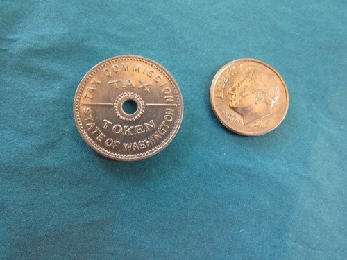 1935 Washington State 10 Cents Tax Commission Aluminum Token | eBay