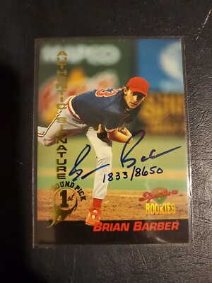 1994 Signature Rookies 1st Round Pick Brian Barber # 1833/8650 | eBay