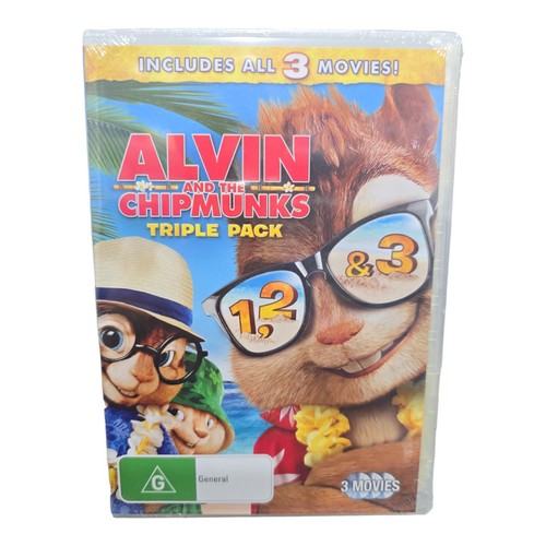 Alvin & The Chipmunks DVD 3-Movies! Collection 3-Disc Set - Brand New ...