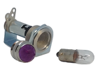 Tube Amp Pilot Light Lamp Assembly with Violet Jewel + Number 47 Bulb ...