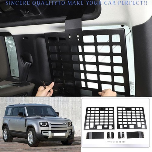 For Land Rover Defender 2020-2024 Black Alloy Trunk Hang Bag Side Rack ...
