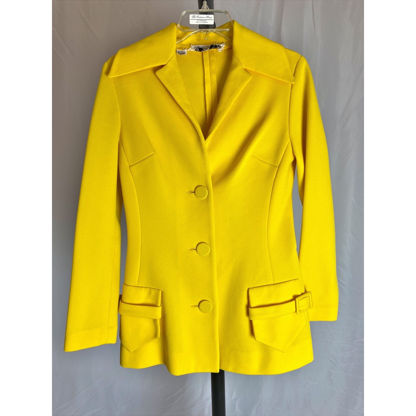 1960s Bright Yellow Jacket Mod Paula Brooks Original … - Gem
