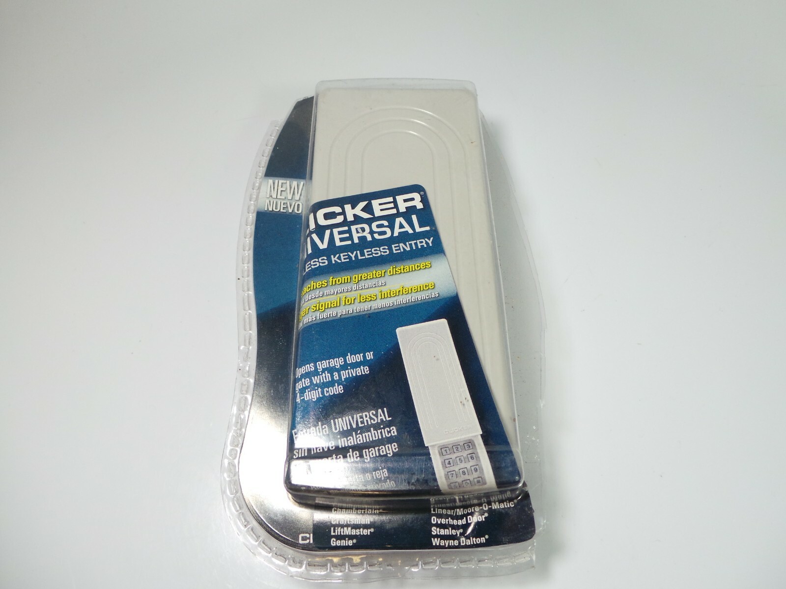 Chamberlain Clicker KLIK2U Universal garage door wireless keyless entry ...