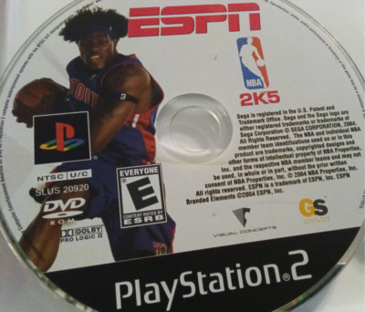 ESPN NBA 2K5 (PlayStation 2 PS2 Disc Only) | eBay