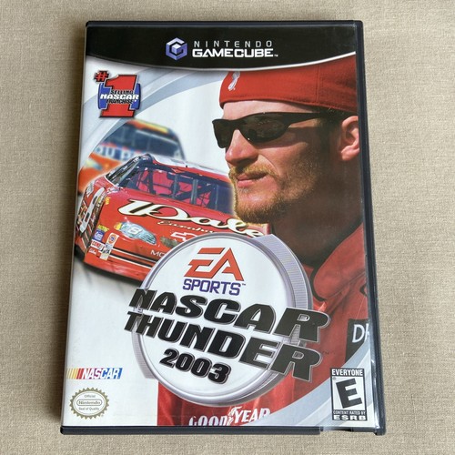 NASCAR Thunder 2003 (Nintendo GameCube 2002) Complete Manual Tested 1-4 ...