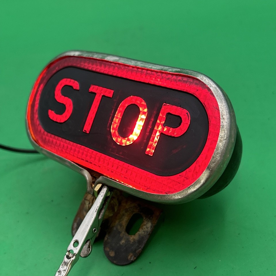 STOP Vintage Antique BEACON SIGNAL Tail Light Lamp Model A T Ford Hot ...