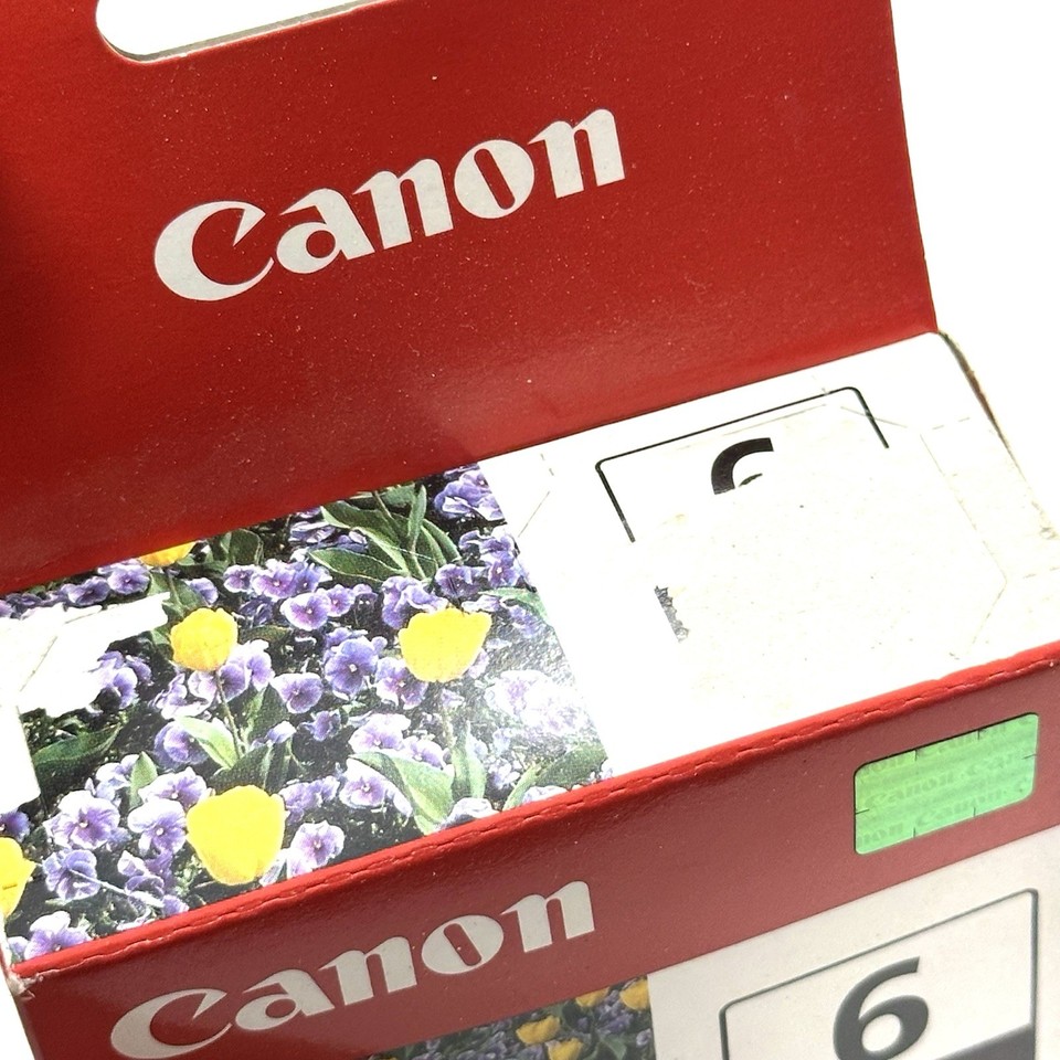 Canon BCI-6BK Ink Cartridge Black – Genuine OEM Sealed i860 i900D i950 ...