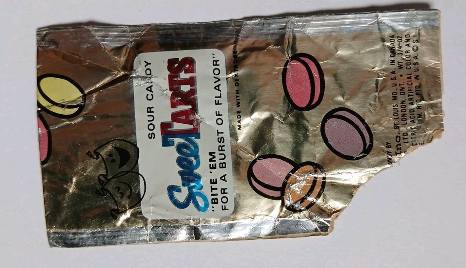 Vintage Foil SWEETARTS Candy Empty Package 1970's assorted SUNLINE | eBay