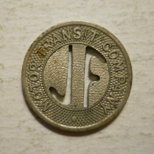 Jacksonville Motor Transit Company (Florida) transit token - FL380L | eBay
