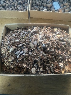 Pecan Shells Great For Bar-B-Q Smoker Or Garden Mulch - 5 lb Box #25 ...