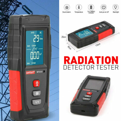 Handheld Electromagnetic Field Radiation Detector Tester Emf Meter LCD ...