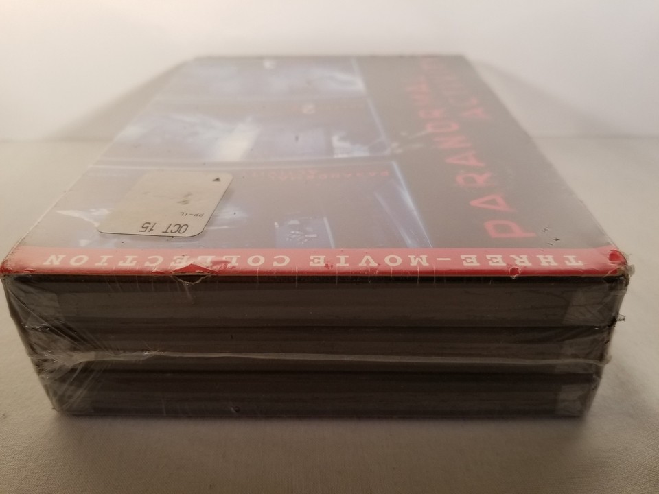 PARANORMAL ACTIVITY Trilogy Gift Set (DVD, 2012, 3-Disc Set), NEW ...