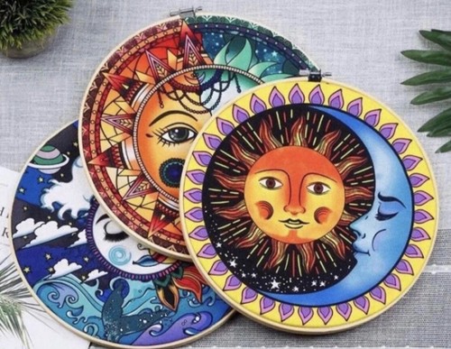 3PCS - The Sun & Moon Bohemian Wall Decor Tapestry | eBay