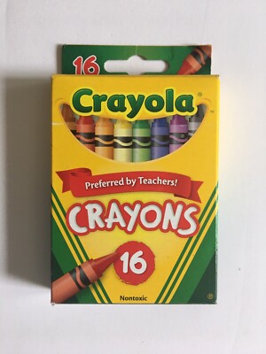 Crayola Crayons 16 Count Box Nontoxic | eBay