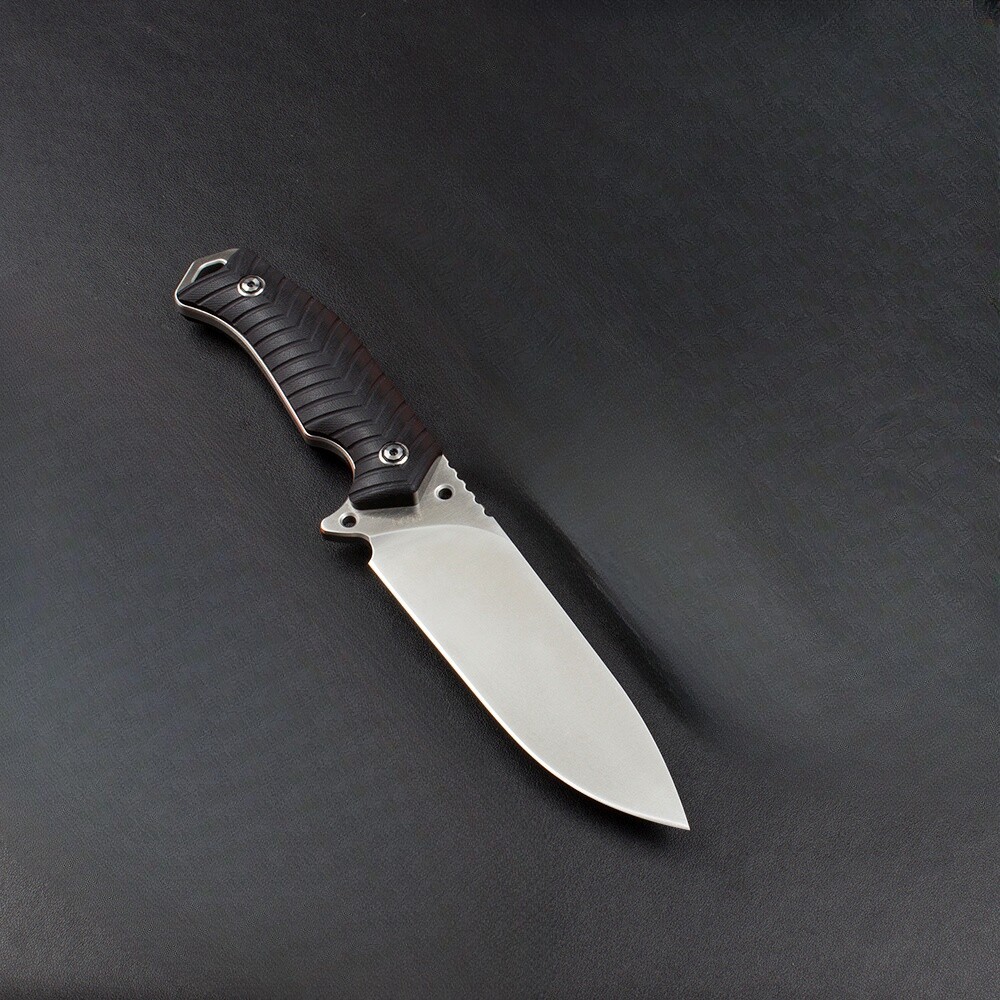 10''New CNC DC53 Steel 5MM Blade G10 Handle Survival Hunting Tactics ...