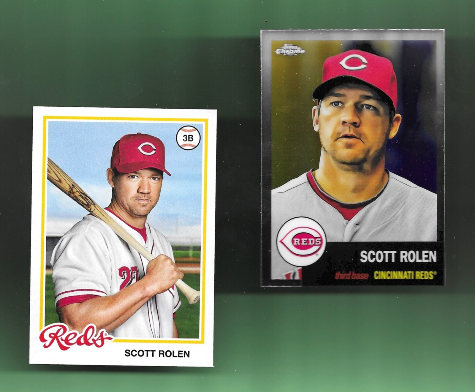 BOTH! CINCINNATI REDS-SCOTT ROLEN 2022 Topps CHROME PLATINUM/ARCHIVES ...