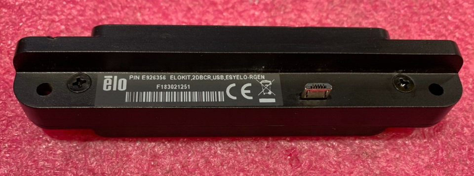ELO 2D BarCode Scanner Black E926356 USB | eBay