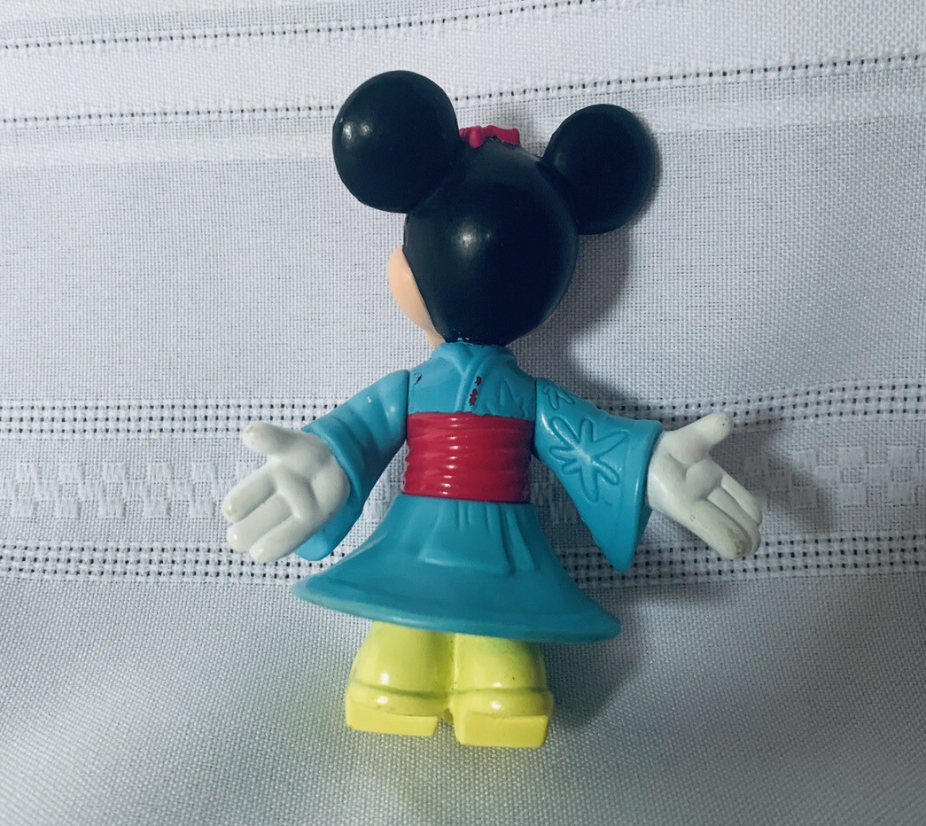 Disney Epcot Center Minnie Mouse in Kimono PVC 3” Figure Cake Topper | eBay