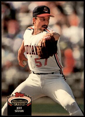 Jeff Shaw #843a 1992 Stadium Club | eBay