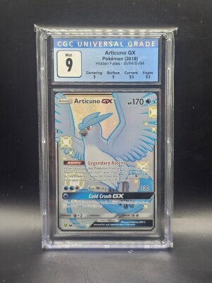 Pokemon - Articuno GX SV54/SV94 - Hidden Fates Shiny Vault CGC 9 | eBay