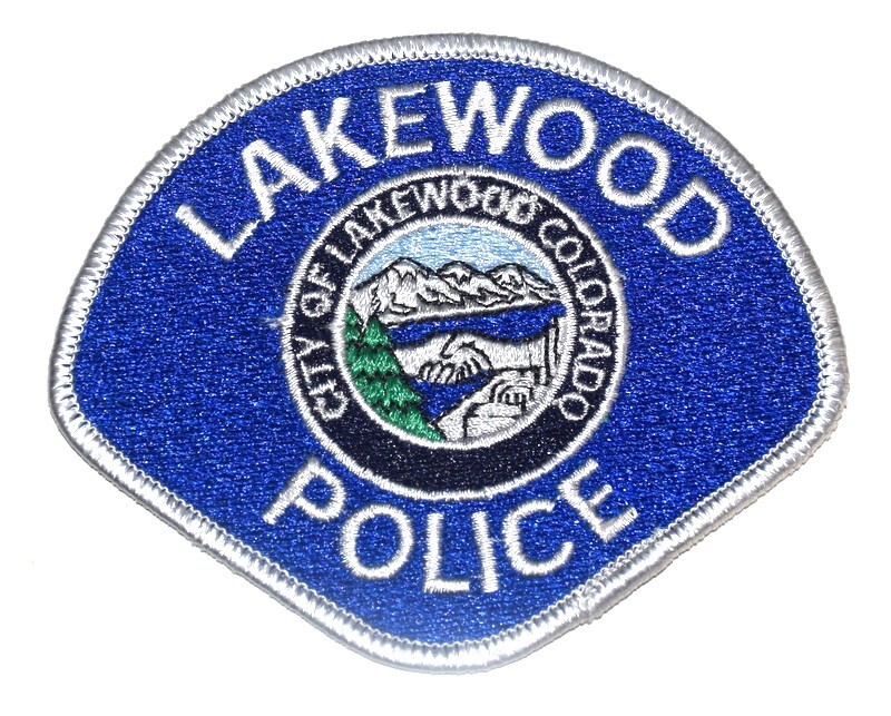 LAKEWOOD COLORADO CO Sheriff Police Patch CITY SEAL MOUNTAINS LAKE ...