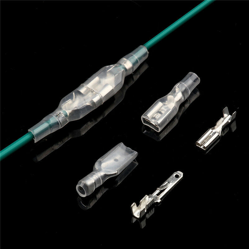 315X Gold/Silver Spade Terminals Kit Electrical Wire Crimp Connector ...
