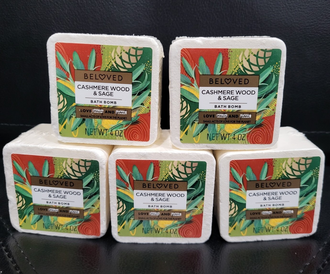 Love Beauty & Planet Beloved Cashmere Wood & Sage Bath Bomb 4oz Lot of ...