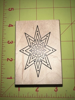 Outlines Rubber Stamp Co Inc Decorative Star, Celestial, Outlines ...