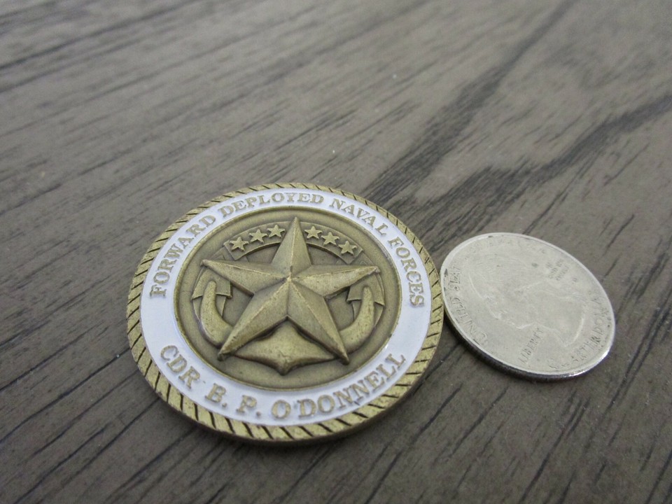 USN USS Curtis Wilbur DDG-54 Commanding Officer Challenge Coin #896A | eBay