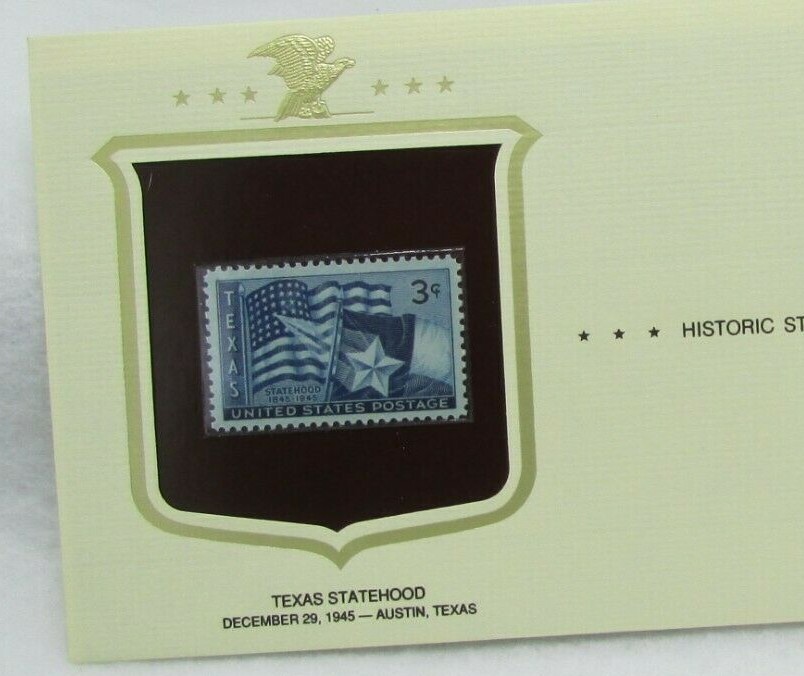 2001 Historic Stamps of America Texas Statehood | eBay