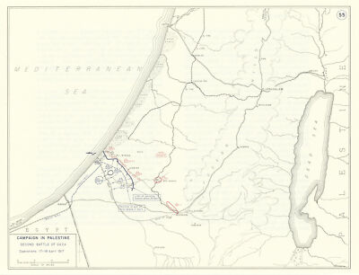 World War 1 Palestine Campaign. April 1917 2nd Battle of Gaza. Israel ...