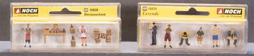 HO 2 NOCH Figure Sets-15835 Beer Bar Set W/ Barrels - 15575 People ...