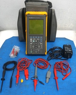 Fluke 97 Auto Scopemeter Dual Trace 50 MHz Handheld Oscilloscope With ...