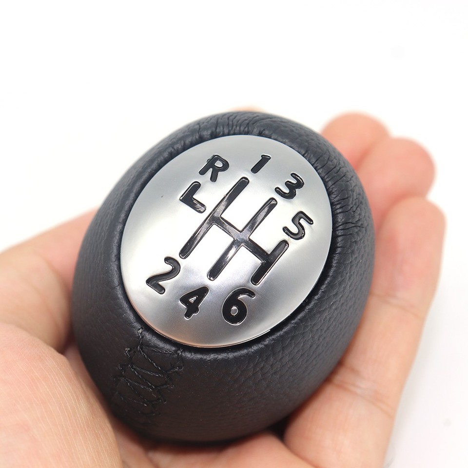 6Speed Gear Stick Shift Knob Lever Leather 328650005R For Vauxhall ...