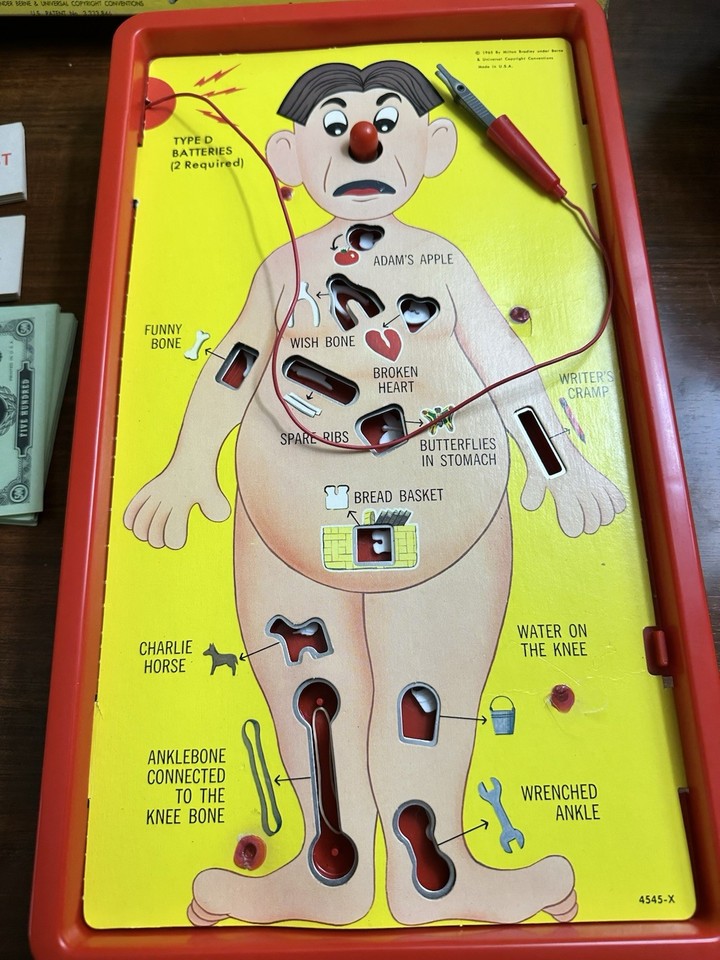 1965 Milton Bradley OPERATION Skill Game Made In USA Vtg Collectible ...