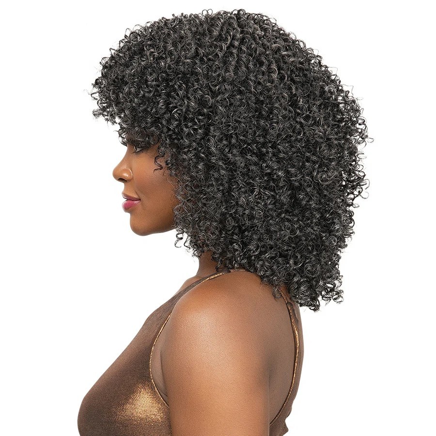 Janet Collection Natural Curly premium synthetic fiber wig - AFRO HAYA ...