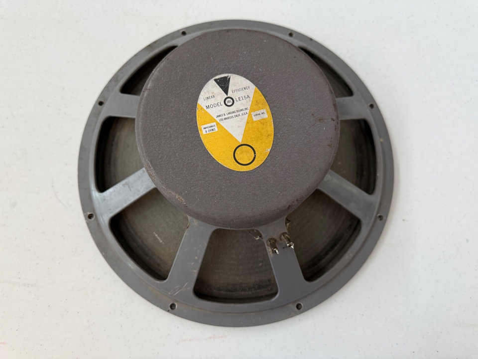 JBL LE15A 15" WOOFER WITH ALNICO MAGNET - SERIAL #10746 | eBay