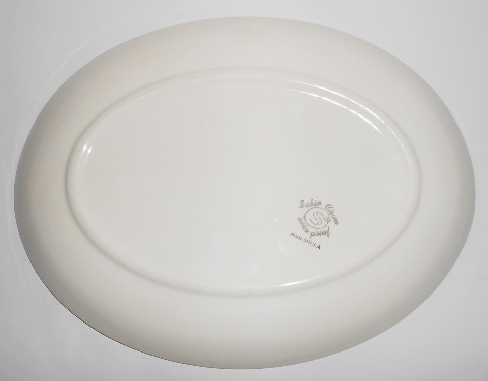 Sabin China Pink Floral Platter | eBay