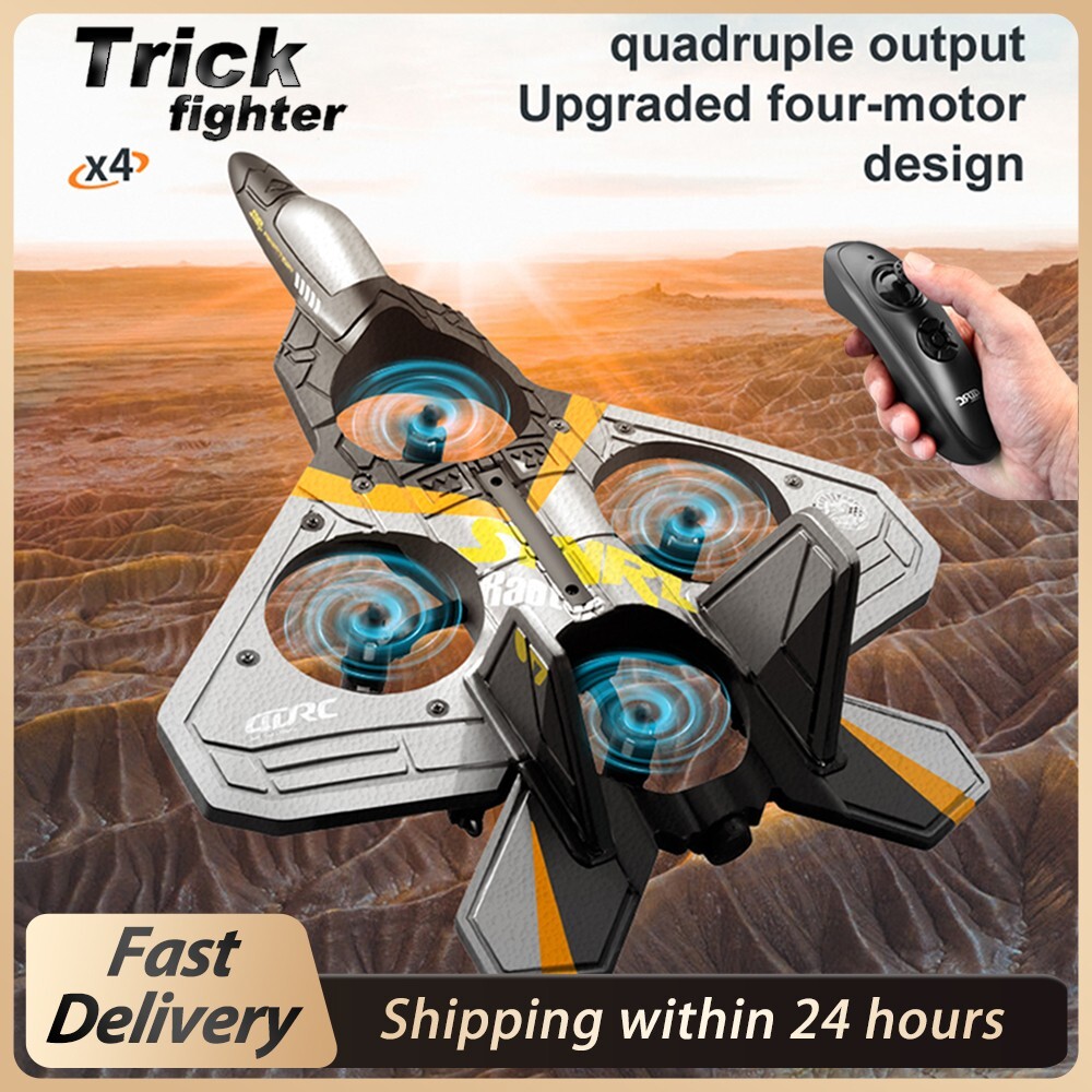 RC PLANE V17 Gravity Sensing Radio Control Jet Aircraft Drone Toy For ...