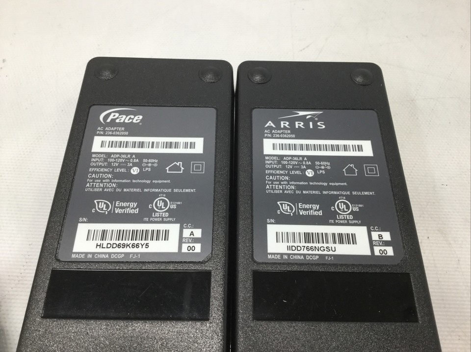 Pace Arris Power Supply ADP-36LR AC Adapter 12V 3.0A 36W 5.5MM ...