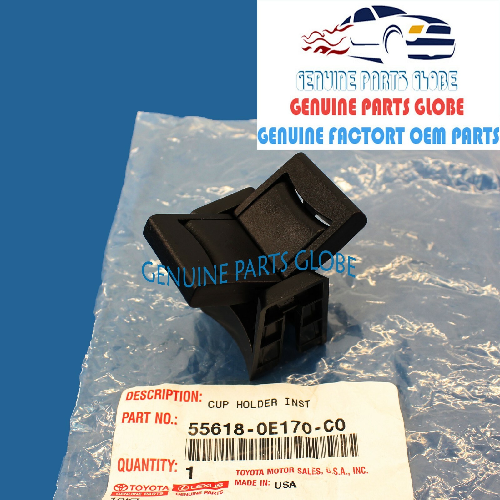 GENUINE TOYOTA 14-16 HIGHLANDER CENTER CUP HOLDER INSERT DIVIDER 55618 ...