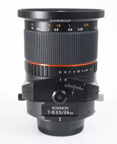24mm F3.5 ROKINON TILT SHIFT PRIME LENS for NIKON CAMERAS NEW in BOX | eBay