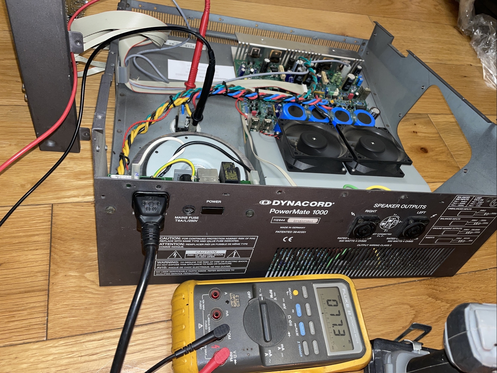 Dynacord Powermate 600 or 1000 etc servicing REPAIRS ONLY specialist ...