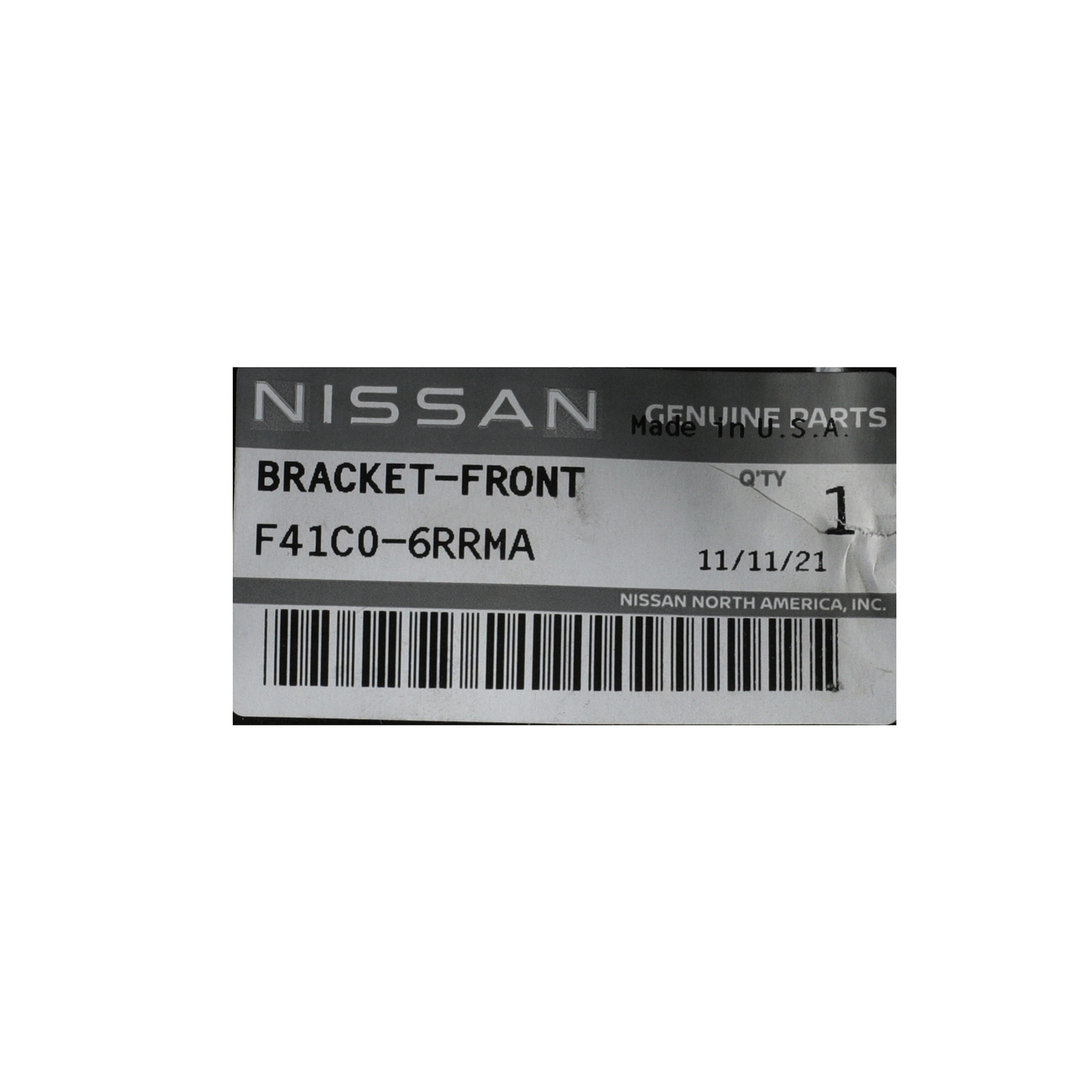 OEM 2021-2023 Nissan X-Trail Front, Right Bracket Fender NEW F41C0 ...